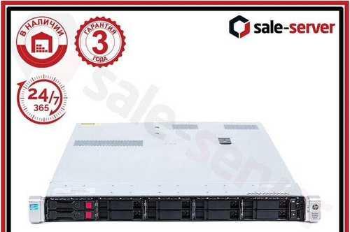 Сервер HP DL360p Gen8 10SFF 2x E5-2670 96GB 750W