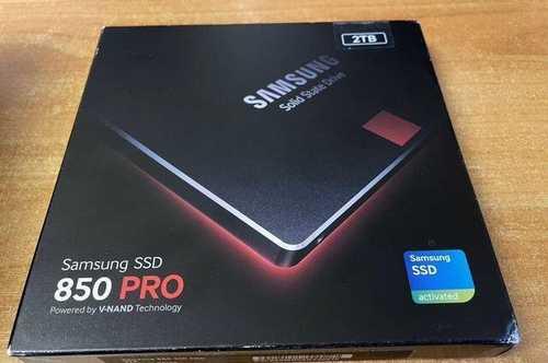 SSD Samsung 850 PRO 2.5" 2TB Новый пломбы целые