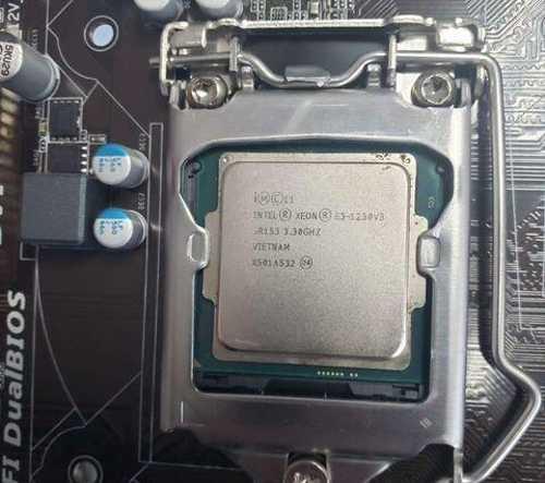 Процессор i7 4770 (xeon) и B85 материнская плата