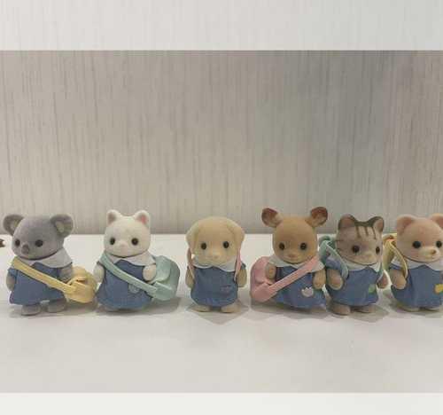 Sylvanian Families малыши школьники