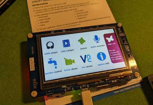 Отладочная плата stm32 stm32f746g-disco