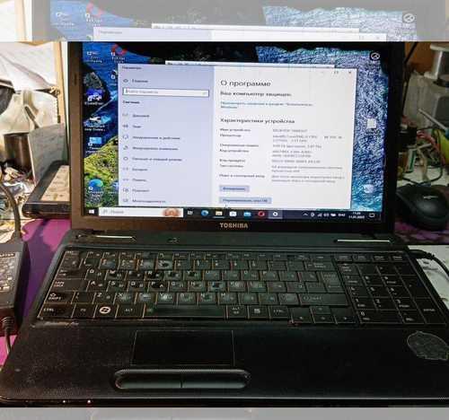 Ноутбук toshiba satellite PRO L650-1F8 Intel Core