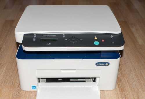 Лазер мфу Xerox 3025 WiFi, пробег 2020 стр