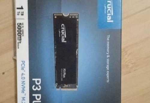 SSD M.2 Crucial 1 тб P3Plus PCIe 4.0 NVMe