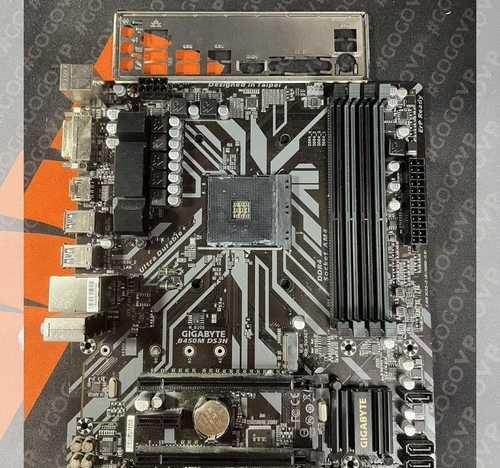 Материнская плата gigabyte b450m ds3h