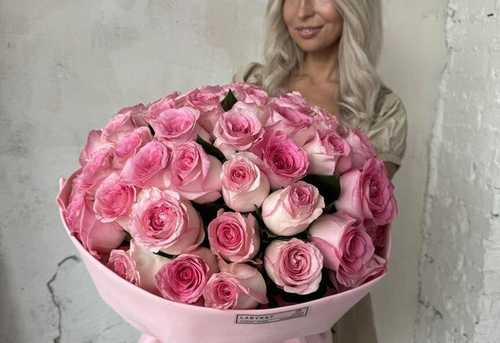 Цветы розы и букеты с доставкой 51 шт