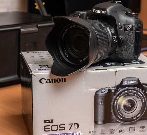 Зеркальный фотоаппарат canon EOS 7D Kit