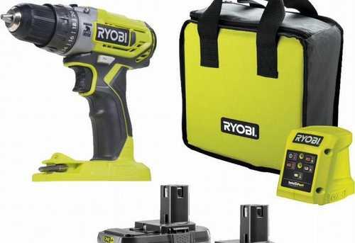 Ударная дрель-шуруповерт Ryobi R18PD2-220S ONE+