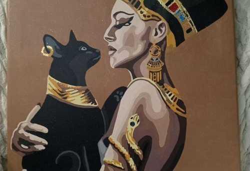 Готовая картина по номерам "Нефертити"