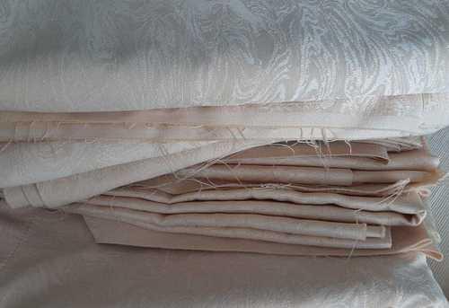 Остатки ткани для скатерти, салфеток