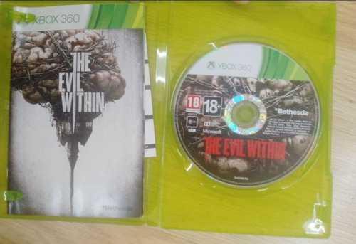Диск The Evil Within на Xbox 360
