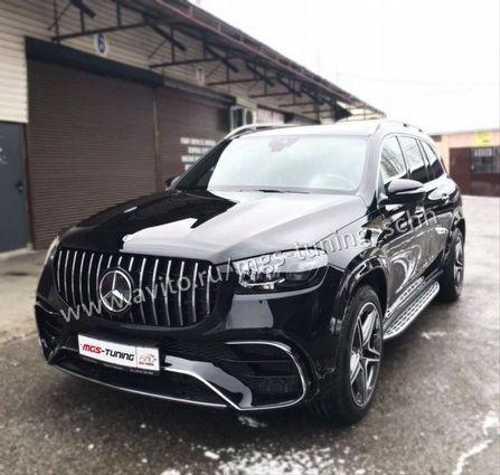 Передний бампер на Mercedes GLS X167 стиль 63 AMG