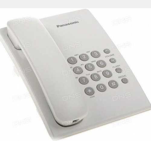 Телефон аналоговый Panasonic KX-TS2350RUW