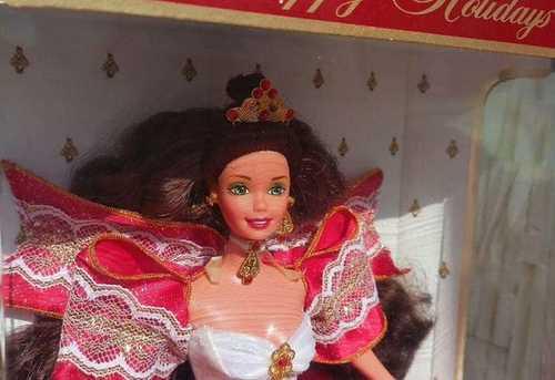 Кукла барби happy holidays 1997 brunette холидей