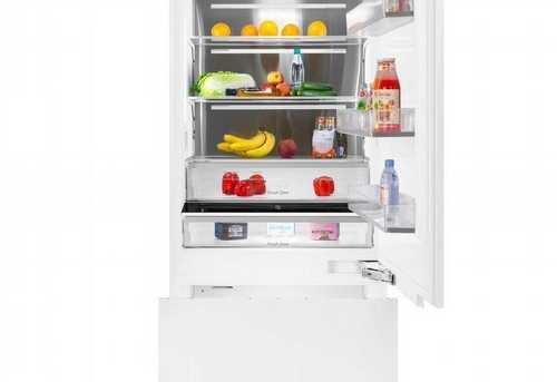 Встраиваемый двухкамерный холодильник Maunfeld MBF