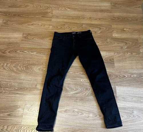 Черные джинсы slim zara/colins