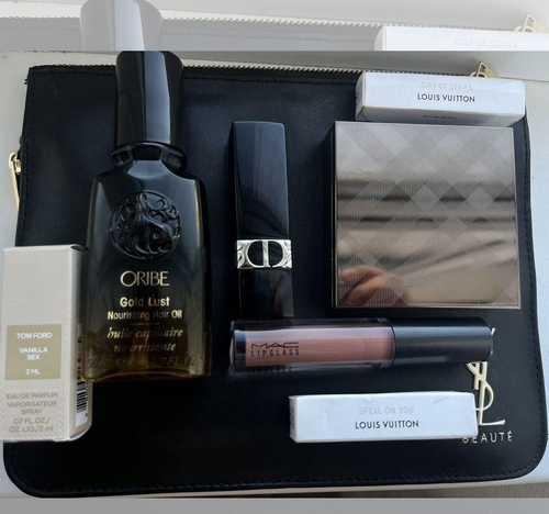 Набор косметики burberry cd dior mac oribe gold