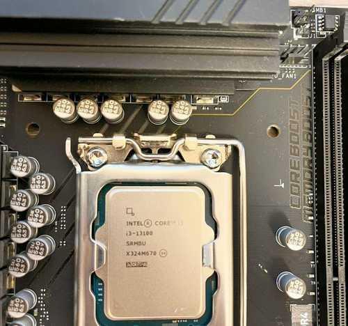 Процессор i3-13100 с видеоядром