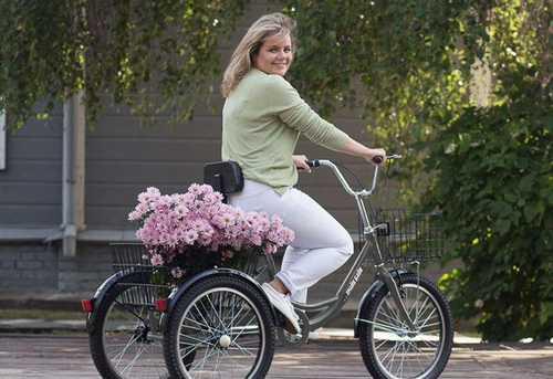 Грузоподъемный 3-хколесный велосипед