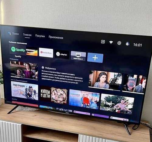 Телевизор Haier 55” M1 — почти новый, гарантия