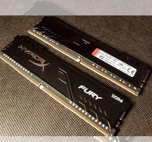 Оперативная память ddr4 hyperx fury 16gb