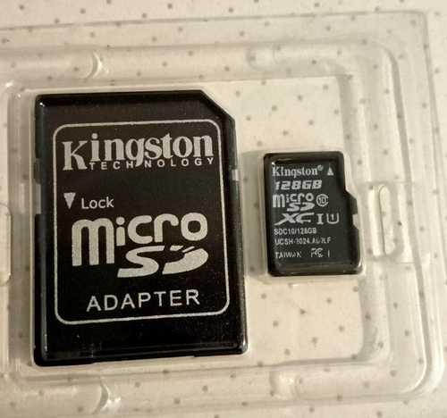 Карта памяти microsd 128 гб