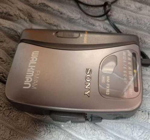 Кассетный плеер sony walkman wm fx163