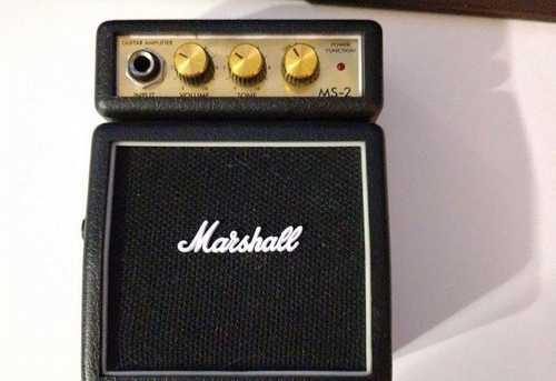 Marshall MS-2 micro AMP, мини комбат усилитель