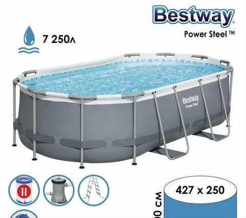 Бассейн каркасный Bestway Power Steel