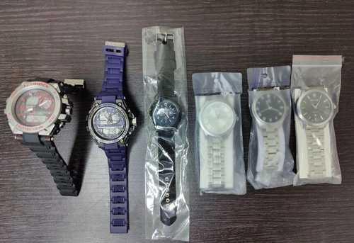 Часы мужские новые Casio, Rolex, CK, Swiss