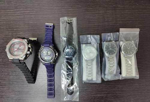 Часы мужские новые Casio, Rolex, CK, Swiss