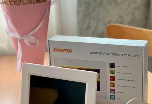 Цифровая фоторамка Digma новая