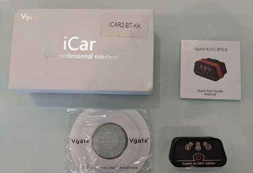 OBD2 Vgate iCar2 сканер обд2 универсальный BT3.0