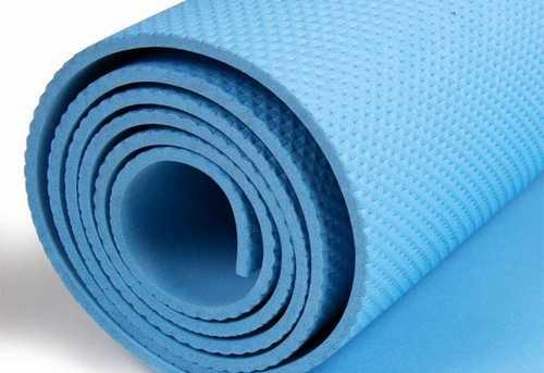 Коврик для йоги эва 173х61х0,5 см синий