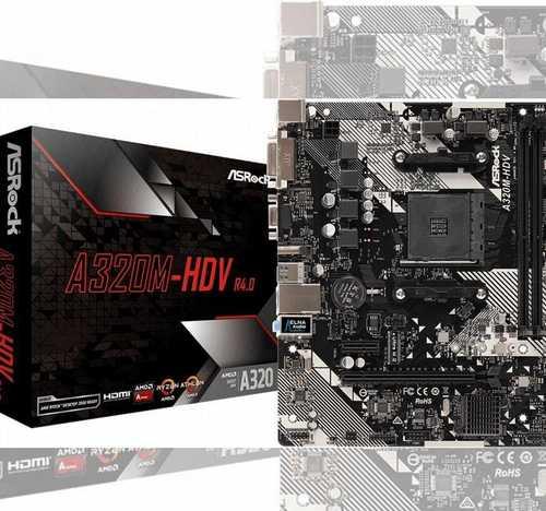 Материнская плата Asrock b450m hdv r4.0