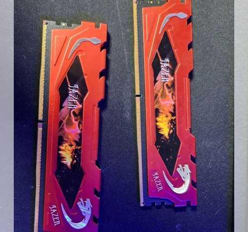 Оперативная память ddr4 16gb 2x8 jazer 3200