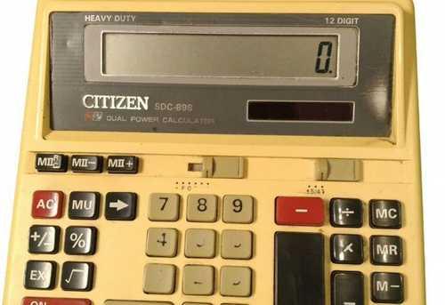 Калькулятор Citizen SDC-898