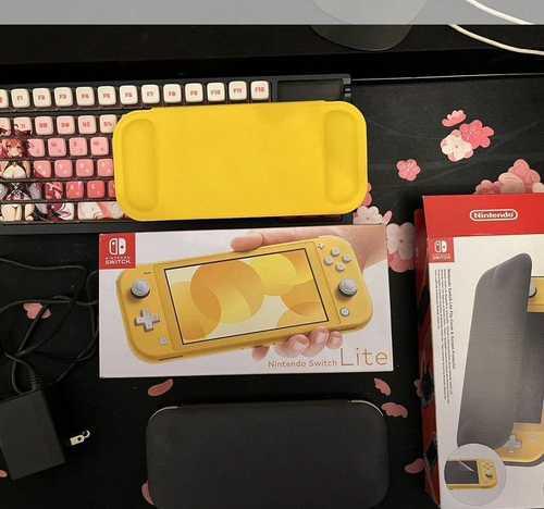 Nintendo switch lite прошитая  128gb