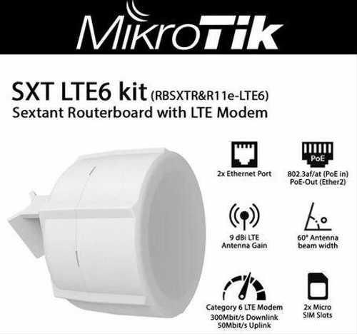 MikroTik SXT LTE6 kit (rbsxtr&R11e-LTE6)