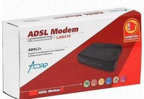 Модем Acorp Sprint adsl LAN410 - новый - есть 5 шт