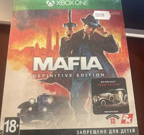 Диск на Xbox Mafia definitive edition