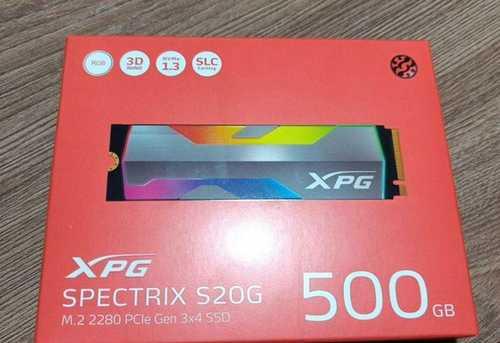 Новый SSD диск XPG spectrix S20G 500 Gb