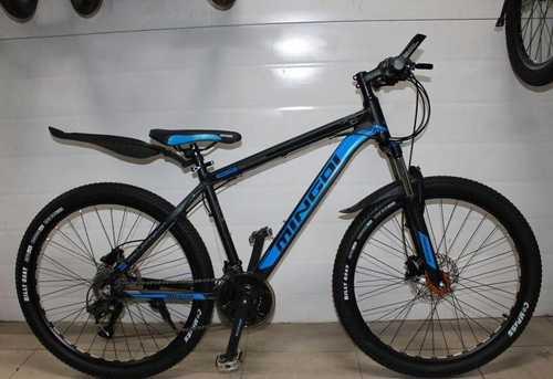 Скоростной велосипед Черно синий новый