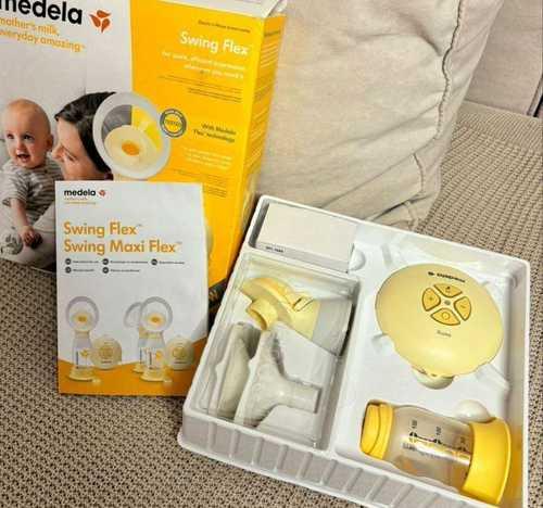 Молокоотсос medela электрический swing flex