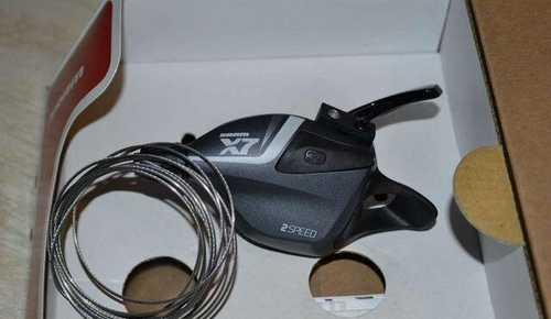 Манетка Sram x7, на 2 скорости, новая