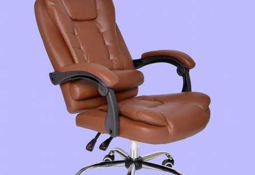 Офисное кресло светло-коричневое