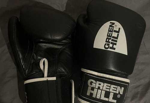Боксерские перчатки 14 oz green hill