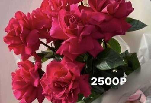 Букет франзцузких огромных роз
