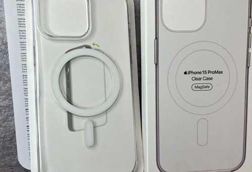 Clear case magsafe чехол iPhone 15 Pro Max