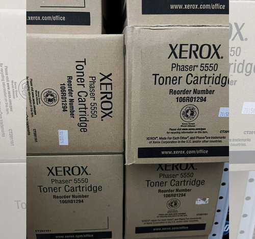 Тонер-картридж Xerox Phaser 5550 106R01294